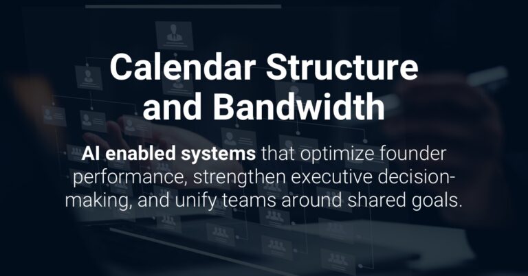 Calendar Structure and Bandwidth Service - AI Business Systems
